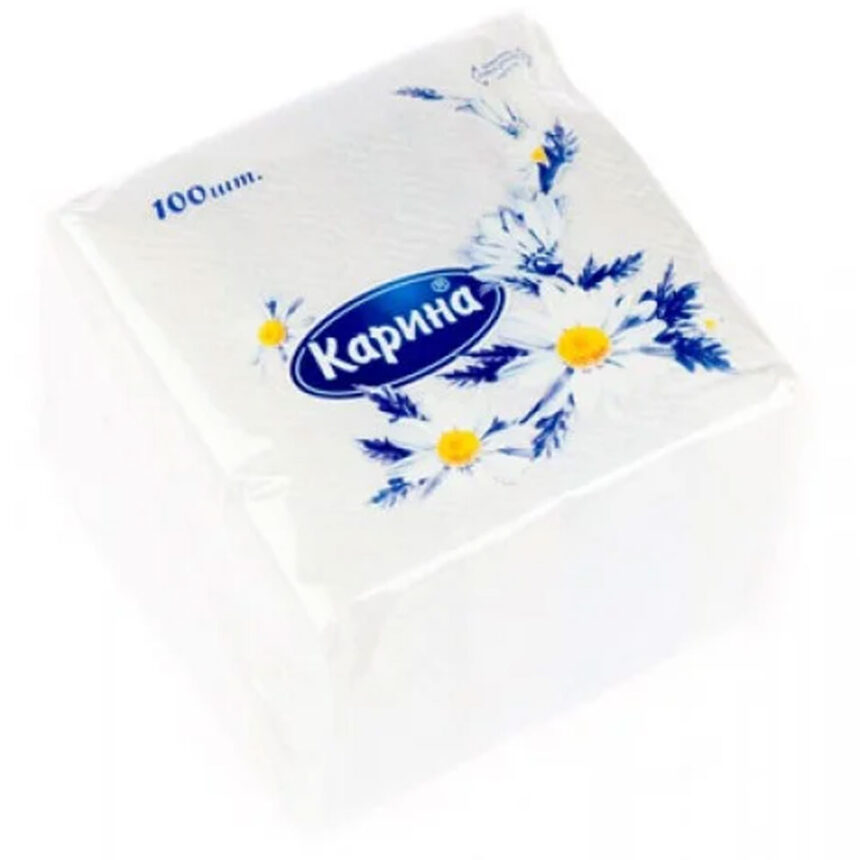 Салфетка Карина 100шт — soyztm.kz